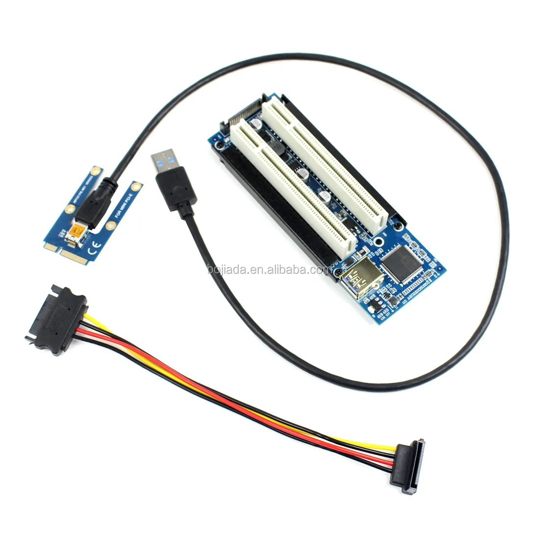 Dual Ports PCI Slot to Mini PCI-E Mpcie Expansion Card