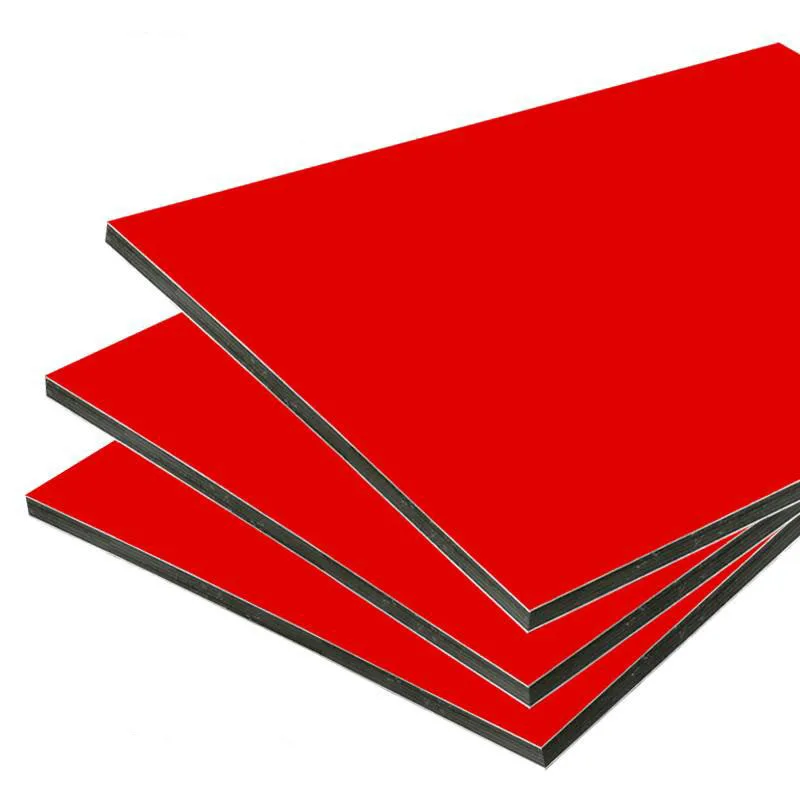 Wall Cladding Composite Panel Aluminum Marble Pattern Red Aluminum ...