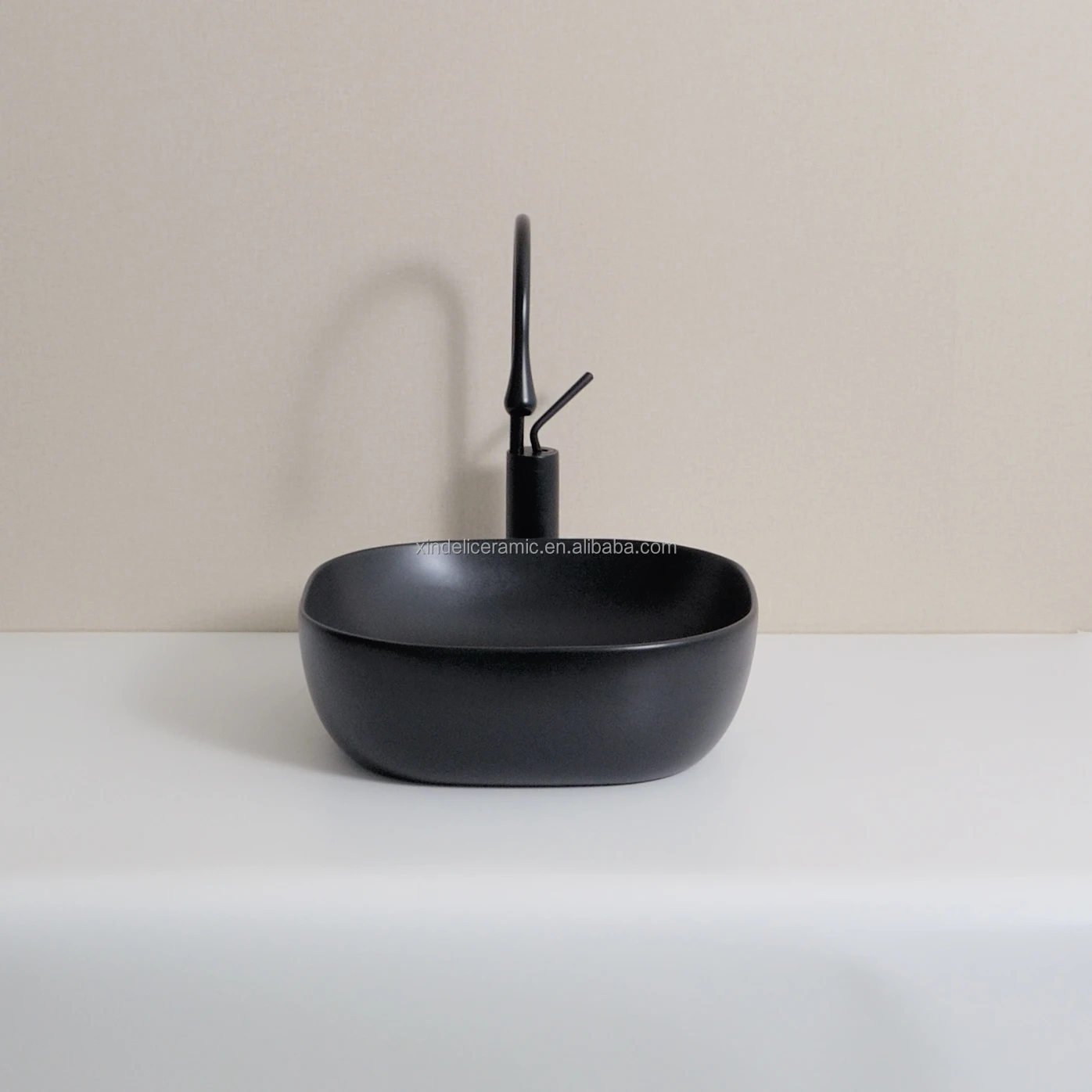 Modern Counter Top Wash Basin Ceramic Scratch-resistant Bathroom Sink ...