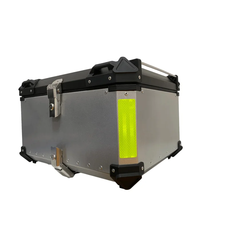 65l Motorcycle Tail Box Aluminum Storage Luggage Rear Delivery Case ...