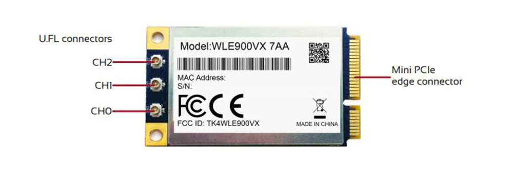 Wireless Module Qualcomm Atheros QCA9880 Module 802.11a/b/g/n/ac WAVE 1 ...