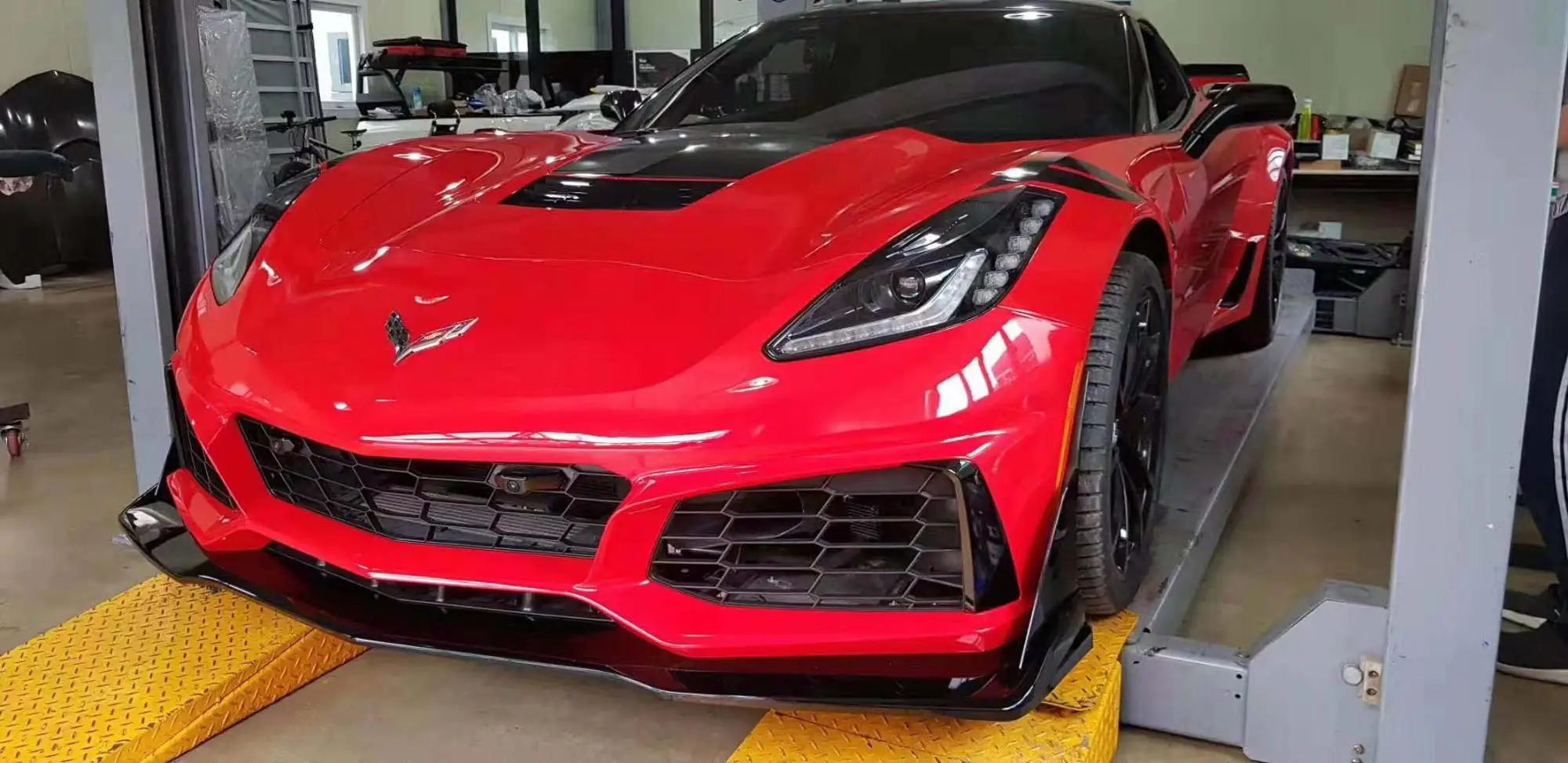 C7 Zr1 Front Bumper For C7 To Zr1 Style High Quality Pp Material C7 ...