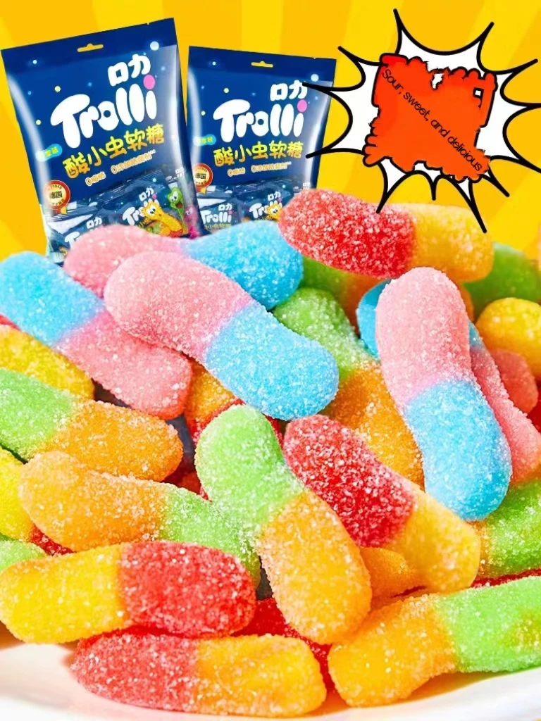 Wholesale Famous Trolli Gum Many Different Flavors Worm Gum - Buy ...