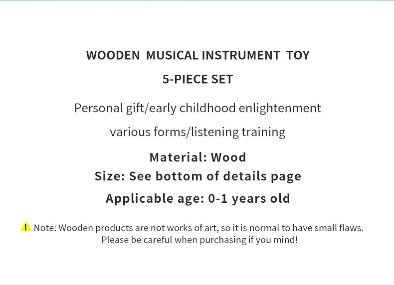 Infant Early Education Musical Instrument, Baby Hand Grasping Soothing ...