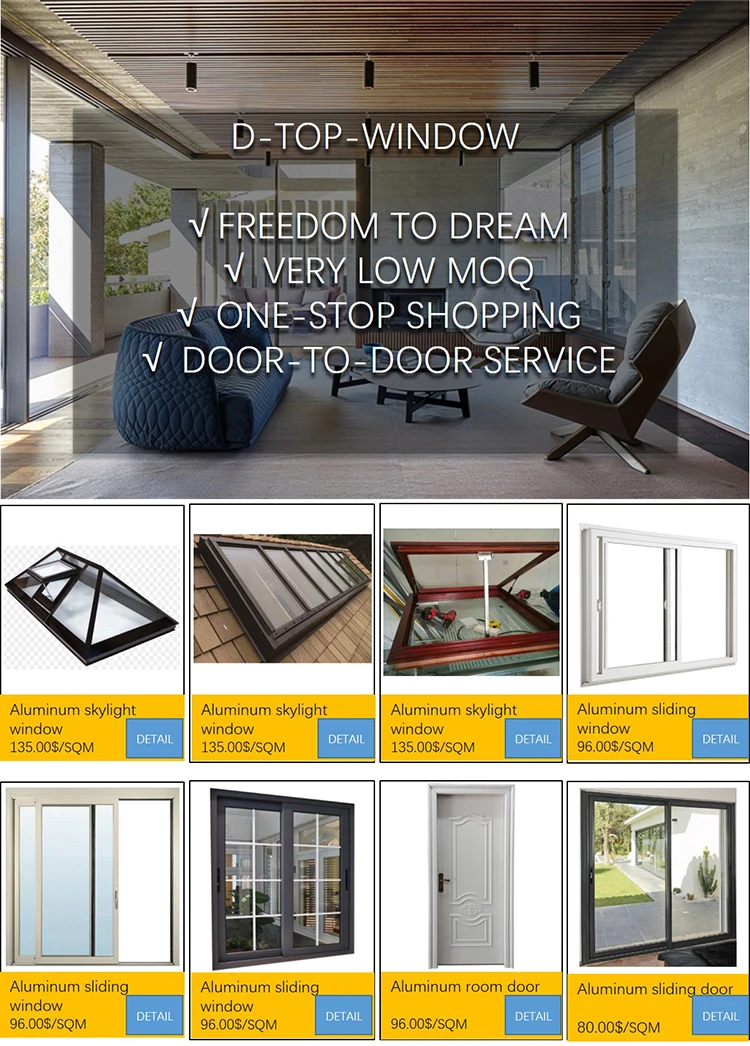 Aluminum Alloy Room Sliding Roof Skylight - Durable & Stylish