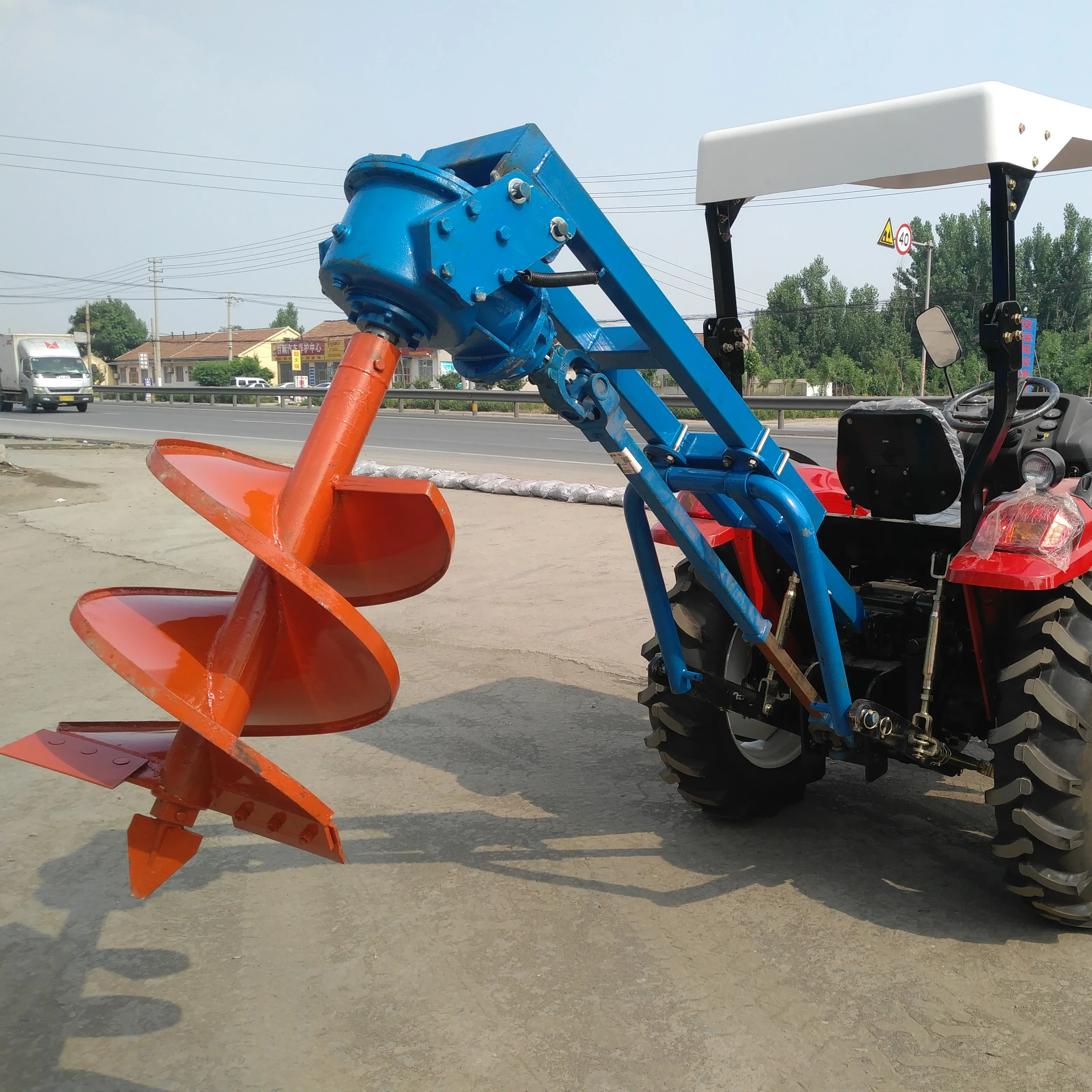 1WX-30 PTO Driven Post Hole Digging Machine - High Efficiency