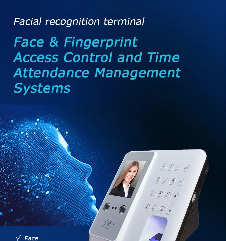 Biometric Time Attendance System - Fingerprint & Facial Recognition