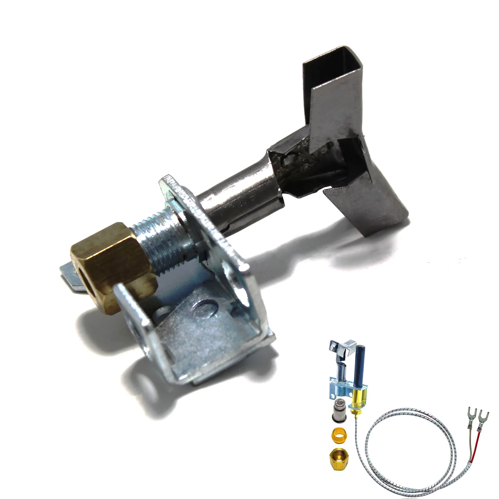 Gas Fryer LPG NG Pilot Burner Parts Assembly Pilot Head Fitting - MENSI