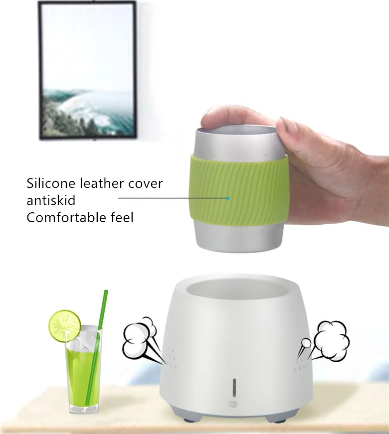 Smart Electric Cooling Cup Refrigeration Cup 340ml Mug Tumbler For ...