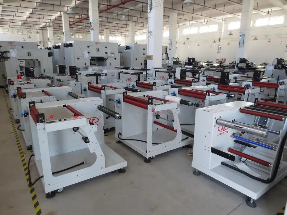 Tension Control Motor Rewinding Tool Roll Label Slitter