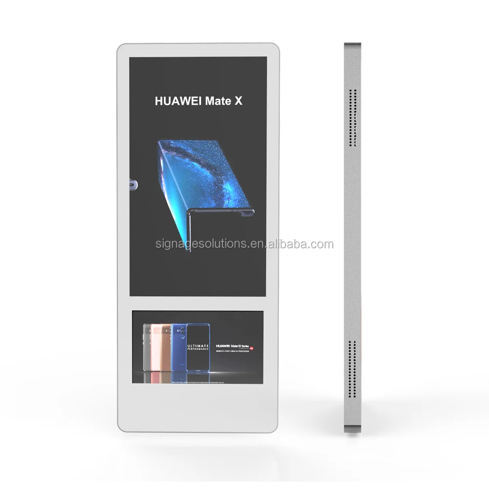 18.5 Inch Vertical Portrait Elevator Inside Screen Digital Signage With ...