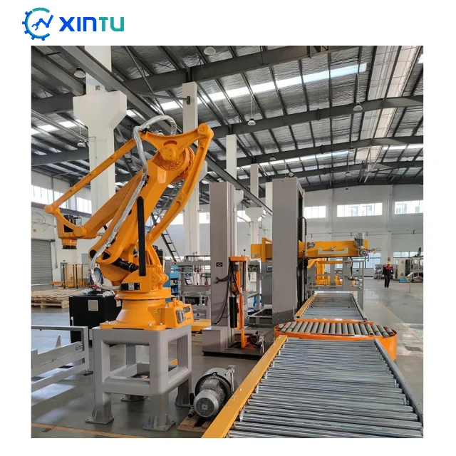 Automatic Intelligence Robot Arm Pallet Stacker Palletizer Machine for ...