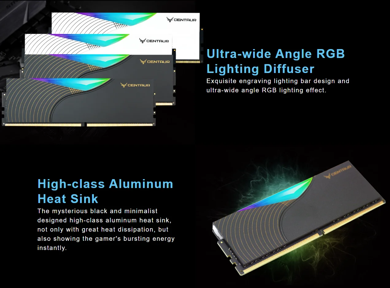 RGB DDR4 RAM 16GB 3200mhz - Gaming Desktop Upgrade
