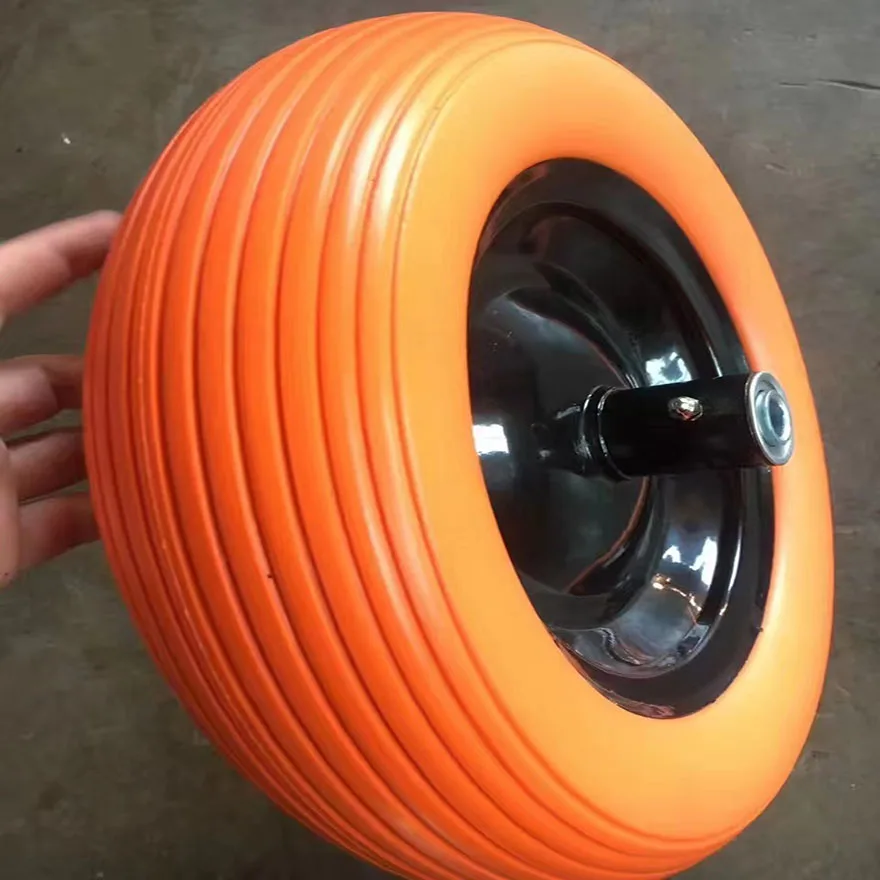 Pneumatic Inflatable Rubber Wheelbarrow Wheel Barrow Tire Wheel With 3. ...