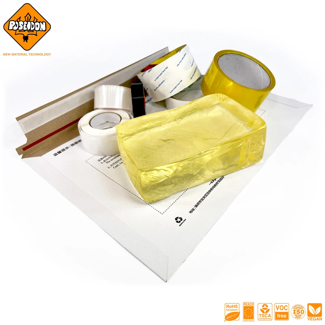 Hot Melt Glue For Label /sticker Rubber (sbs) High Quality Psa Pressure ...