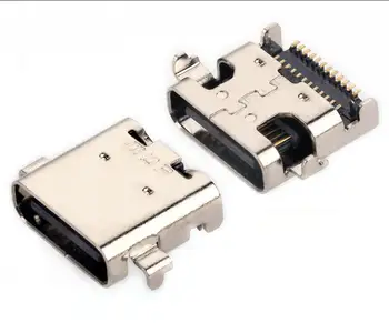 Mup-u22001 24pin Mid-mount Daul-row Smt Usb Type C Socket Connector High Speed Transfer Usb C ...