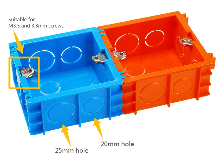 3*3'' PVC Electrical Switch Boxes - Durable & Versatile