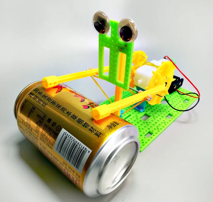 2020 Most Cute Self Assembly DIY Drum Beating Robotic STEM Robot for Kids