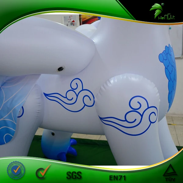 Cool Inflatable Cloud Dragon - Hongyi Giant Blue Dragon Toys