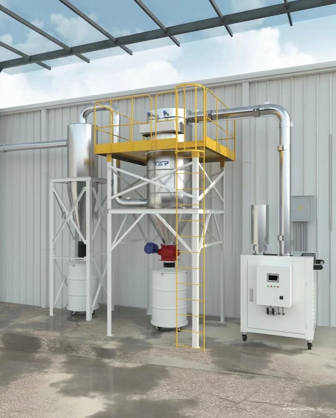 Centralized High Vaccum Dust System Industrial Vaccum Dust System ...