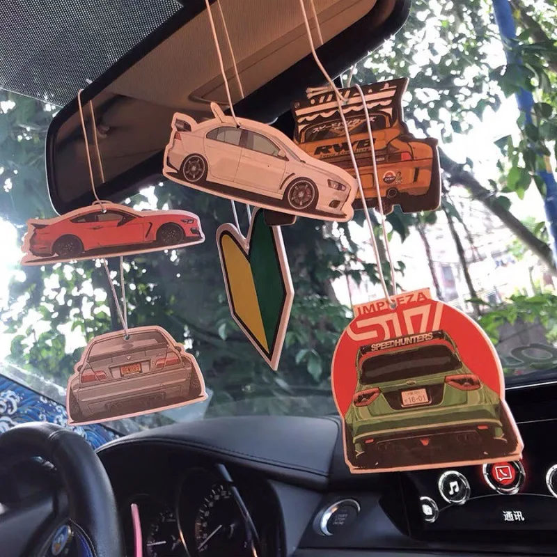 Custom Car air Freshener Paper Little Leaf Trees Carro New Car Custom ...