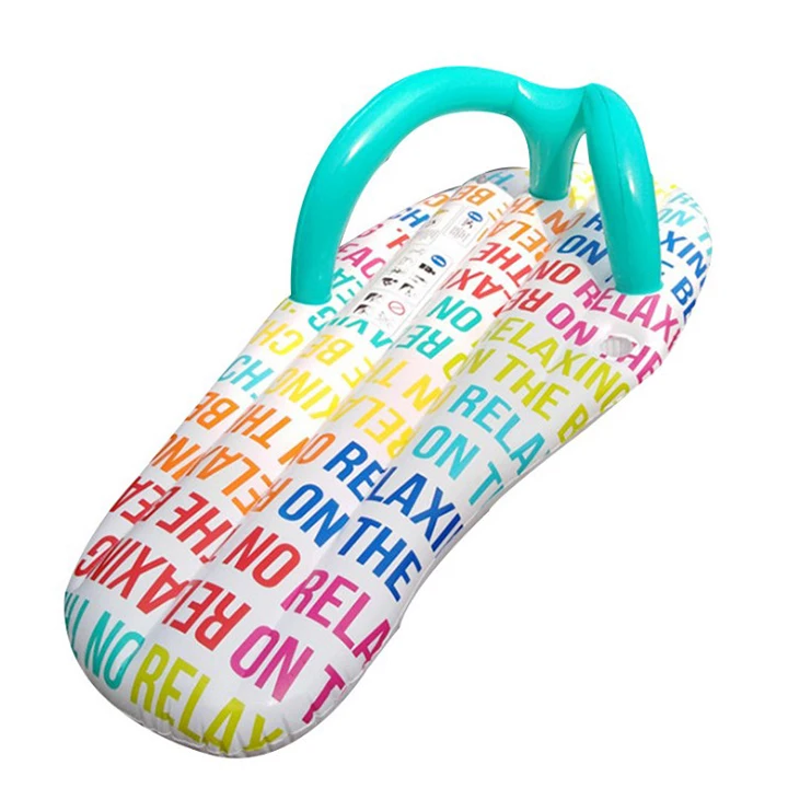 Inflatable Water Floating Slipper Pvc Material Soft Play Equipment ...