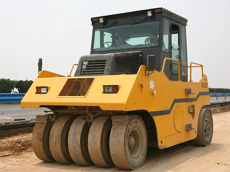SPR200C-8 20-Ton Pneumatic Tyre Roller with 2085mm Compaction Width and ...
