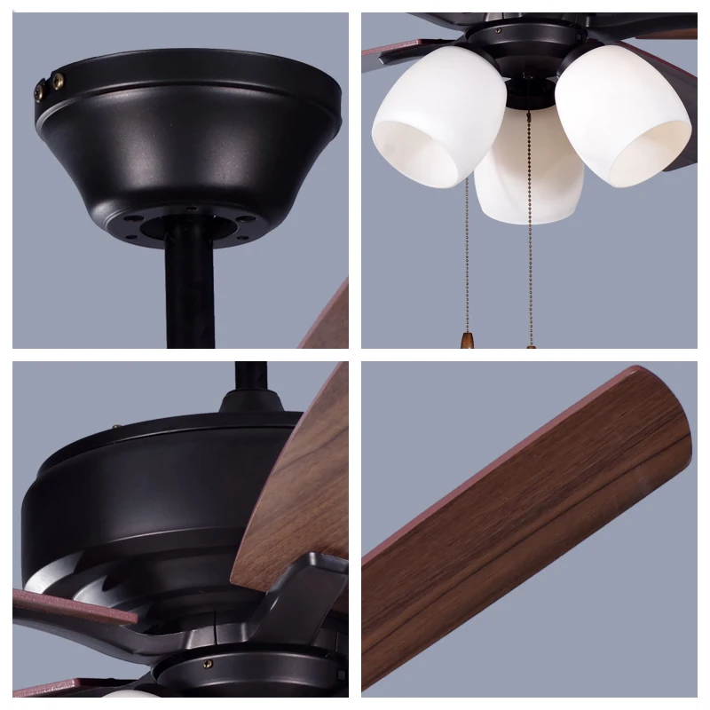 Decoration Fancy Remote Control 52 Inch Dining Area Bedroom Ac Dc ...