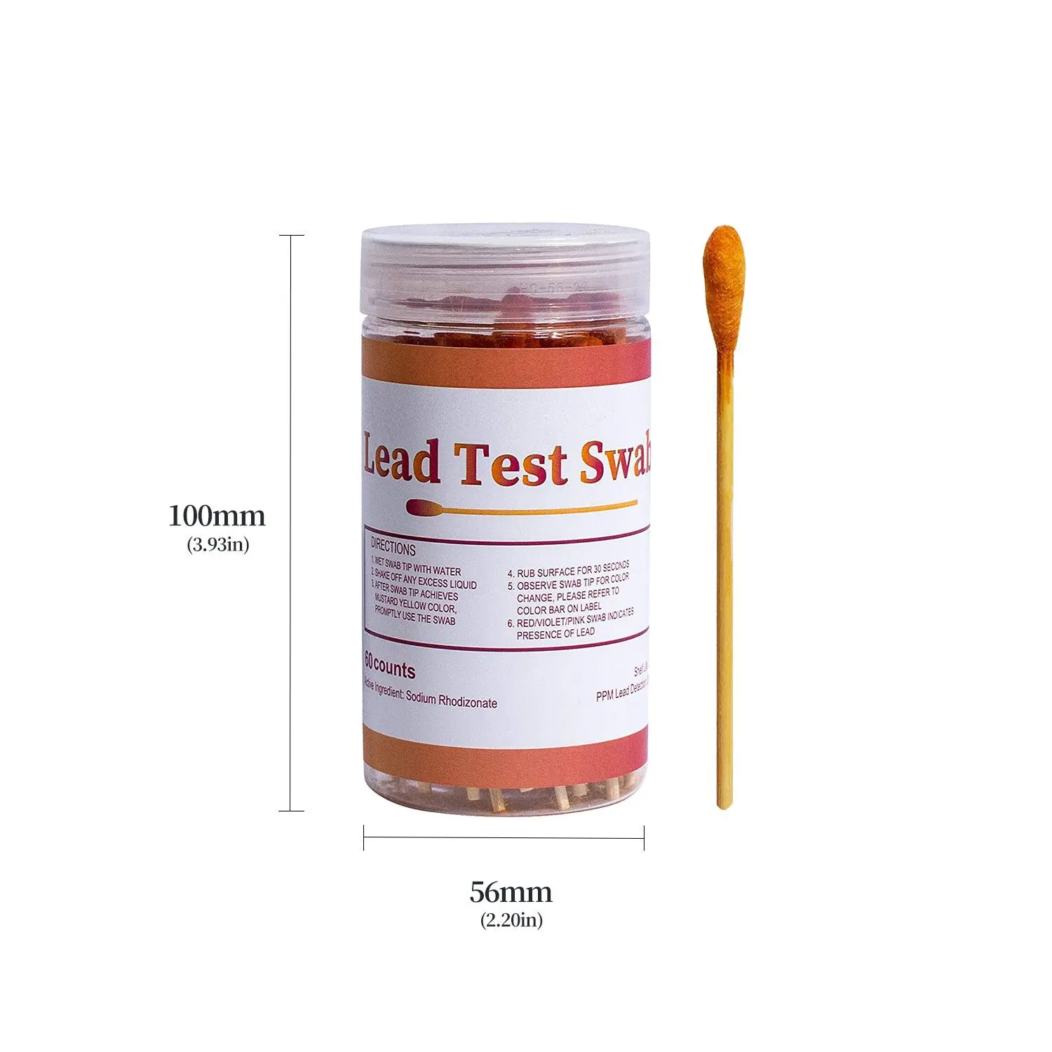 Ce Iso Qualified Lead Test Kit 30/60 Pcs Lead Test Swabs For Home Use ...