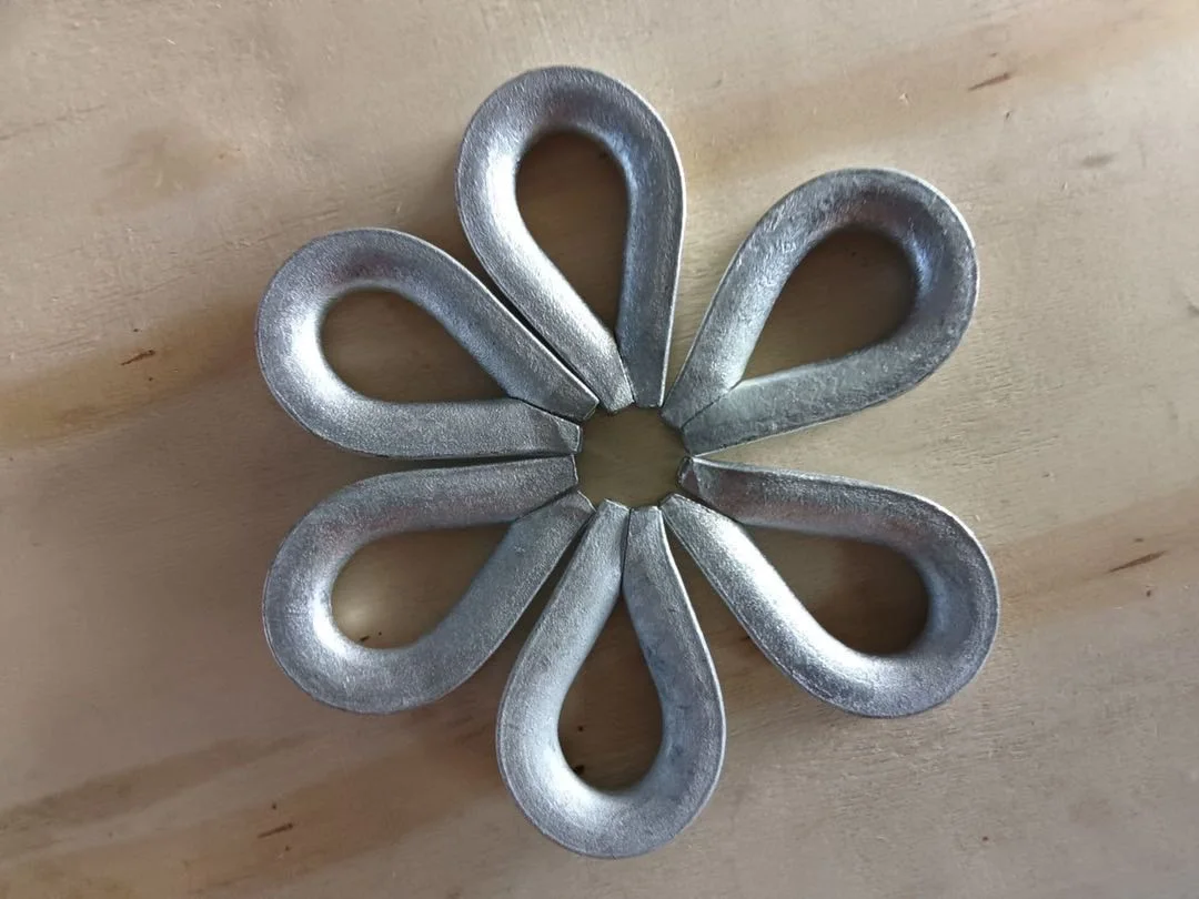Din3090 Hot Dip Galvanized Thimble For Wire Rope - Buy Din6899 A ...