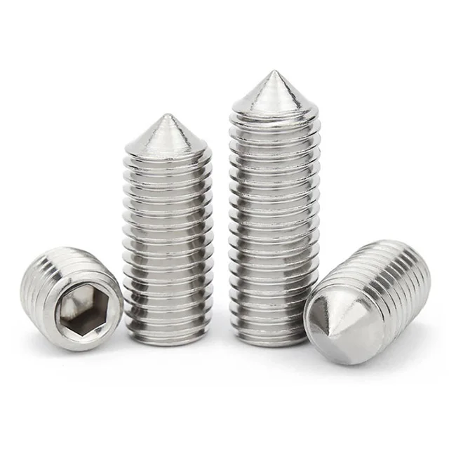 Stainless M8 Cone Point Grub Set Screw Bolt M6 M10 Hardware Accessories ...