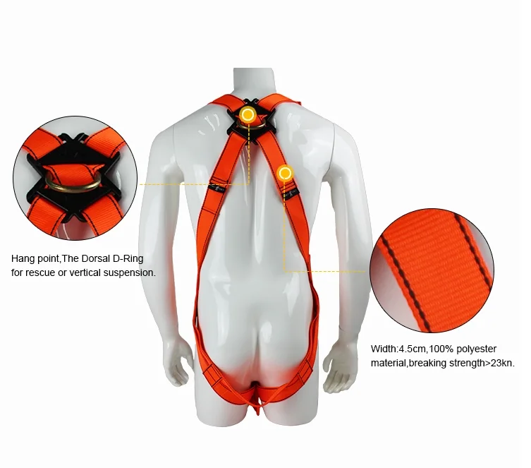Ce En361 Safety Belt Full Body Harness Tool Belt Harness Climbing