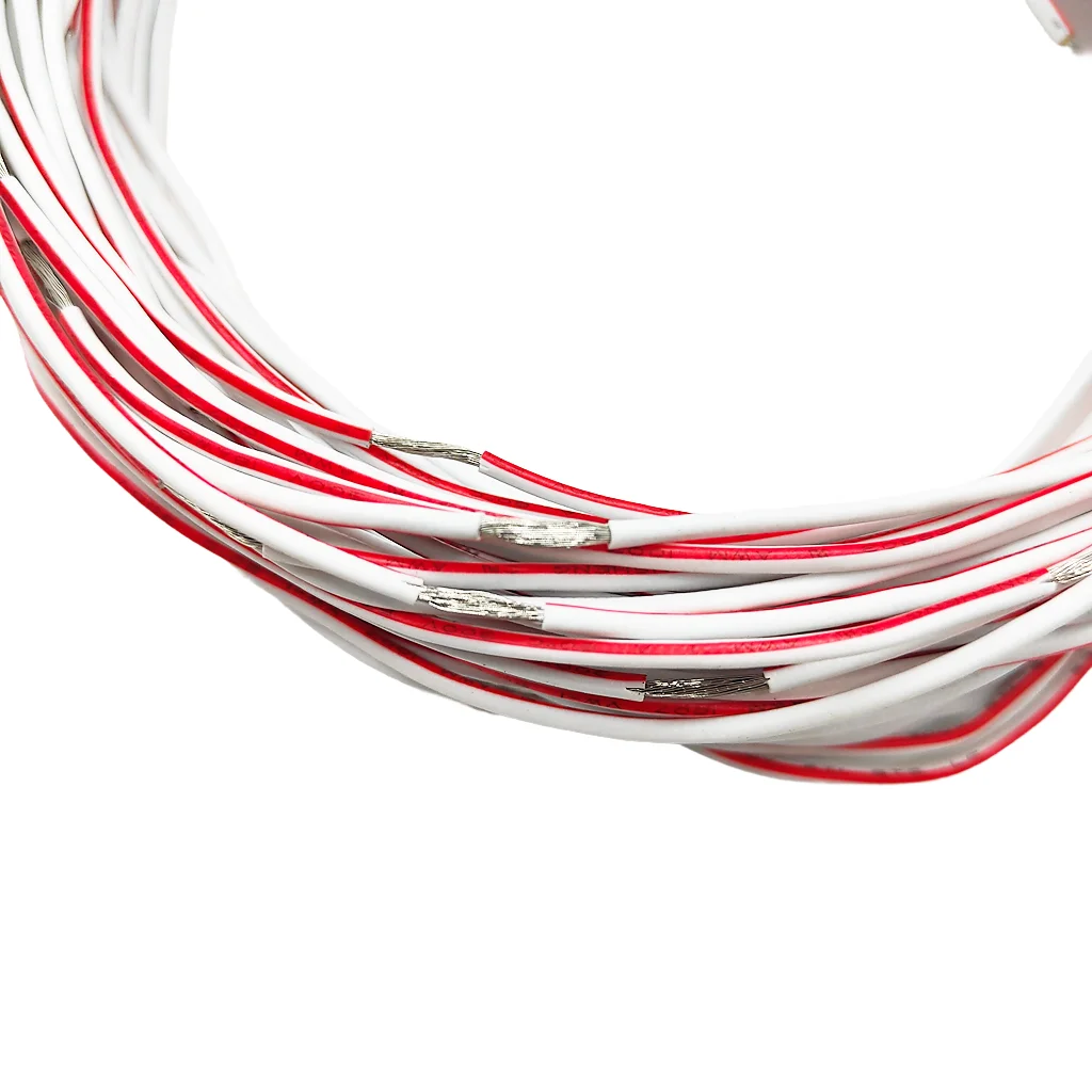 Custom Wire Harness Middle Cut Wiring Harness Red And White 1007 80c ...