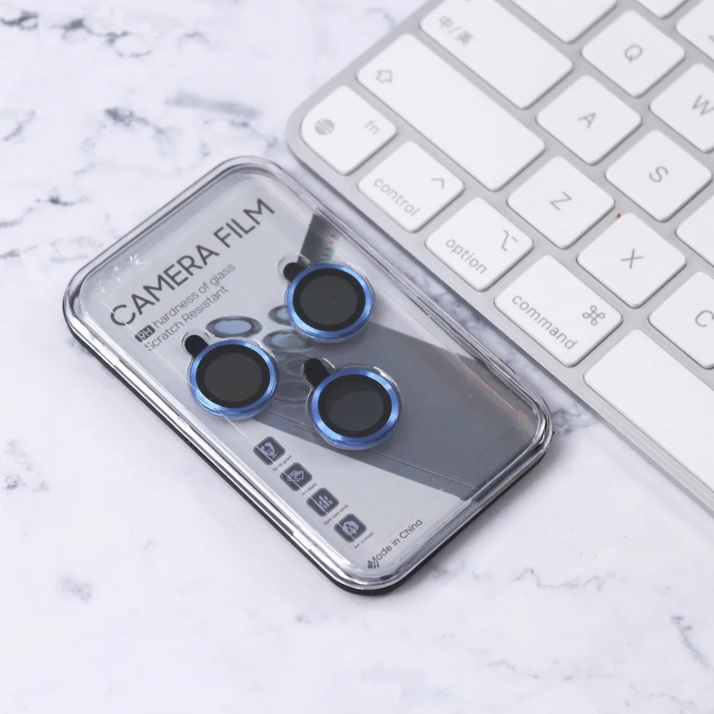 Full Cover Camera Lens Protector Metal Camera Protector Tempered Glass ...