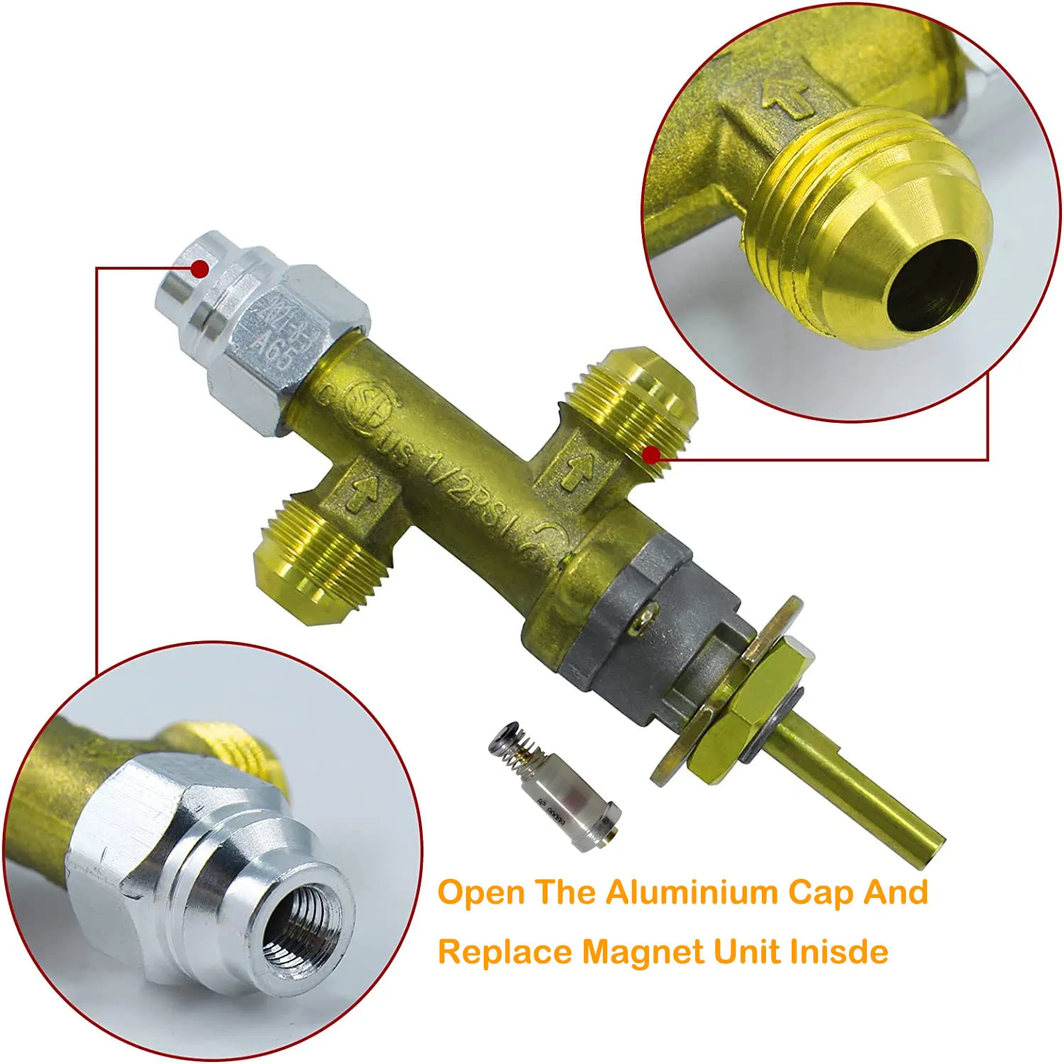 8.5A MPU Magnet Unit for Gas Valve Safety Parts Flame Failure Device