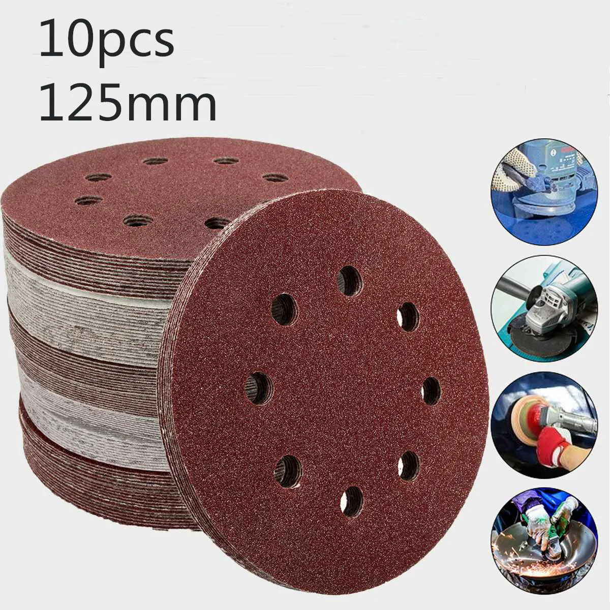 Most Popular Sanding Disc 40 60 80 100 120 180 240 320 Grit Sandpaper ...