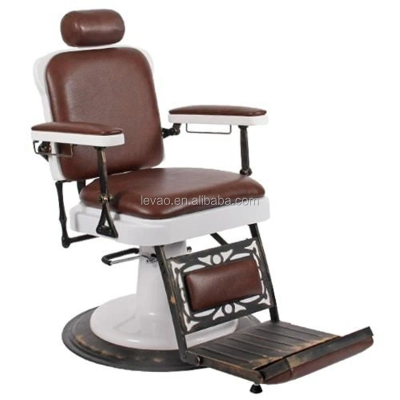 Barbershop Vintage Blue Barber Chair - Adjustable & Stylish