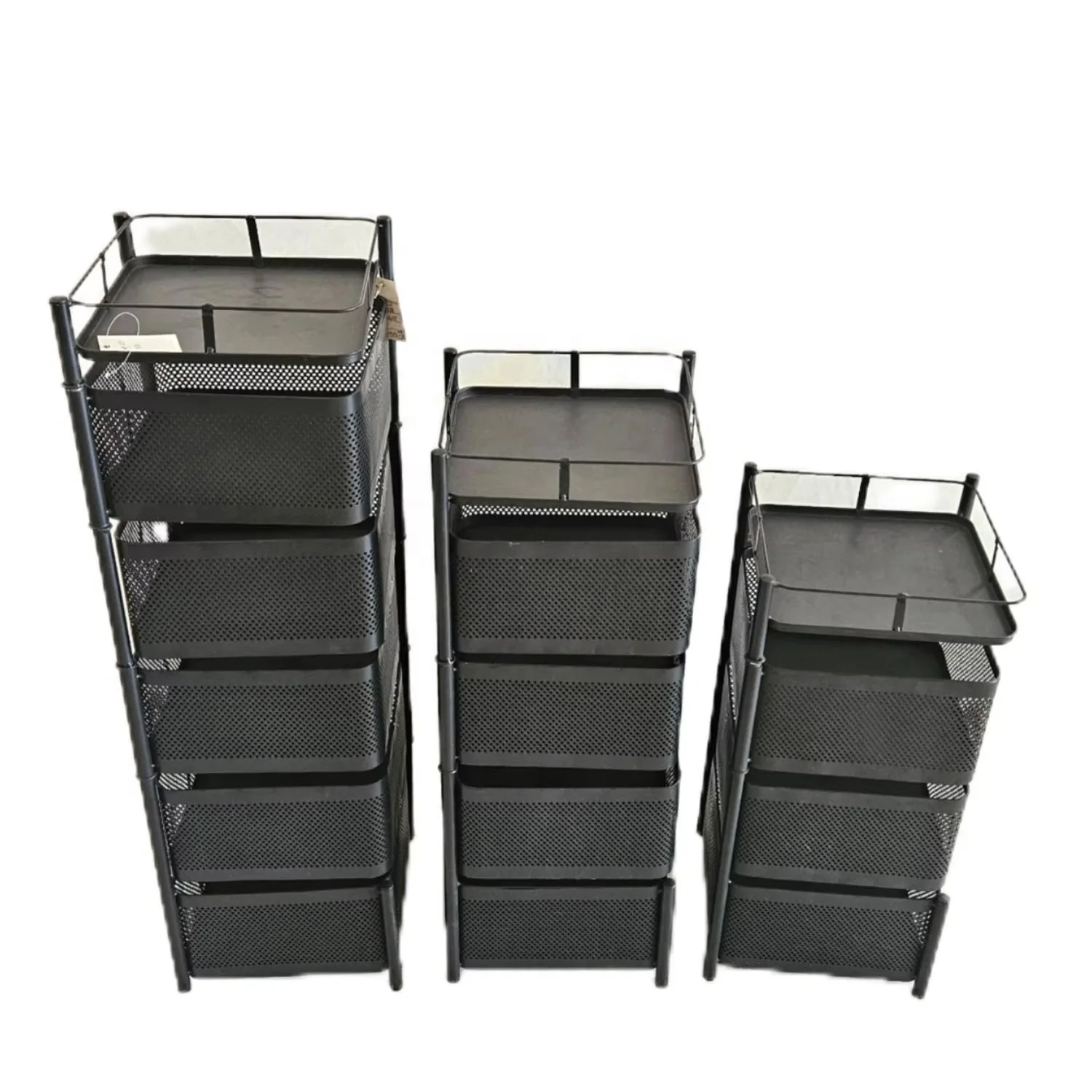 2024 Kitchen Shelf Floor Rotating Vegetable and Fruit Storage Rack - 5 ...