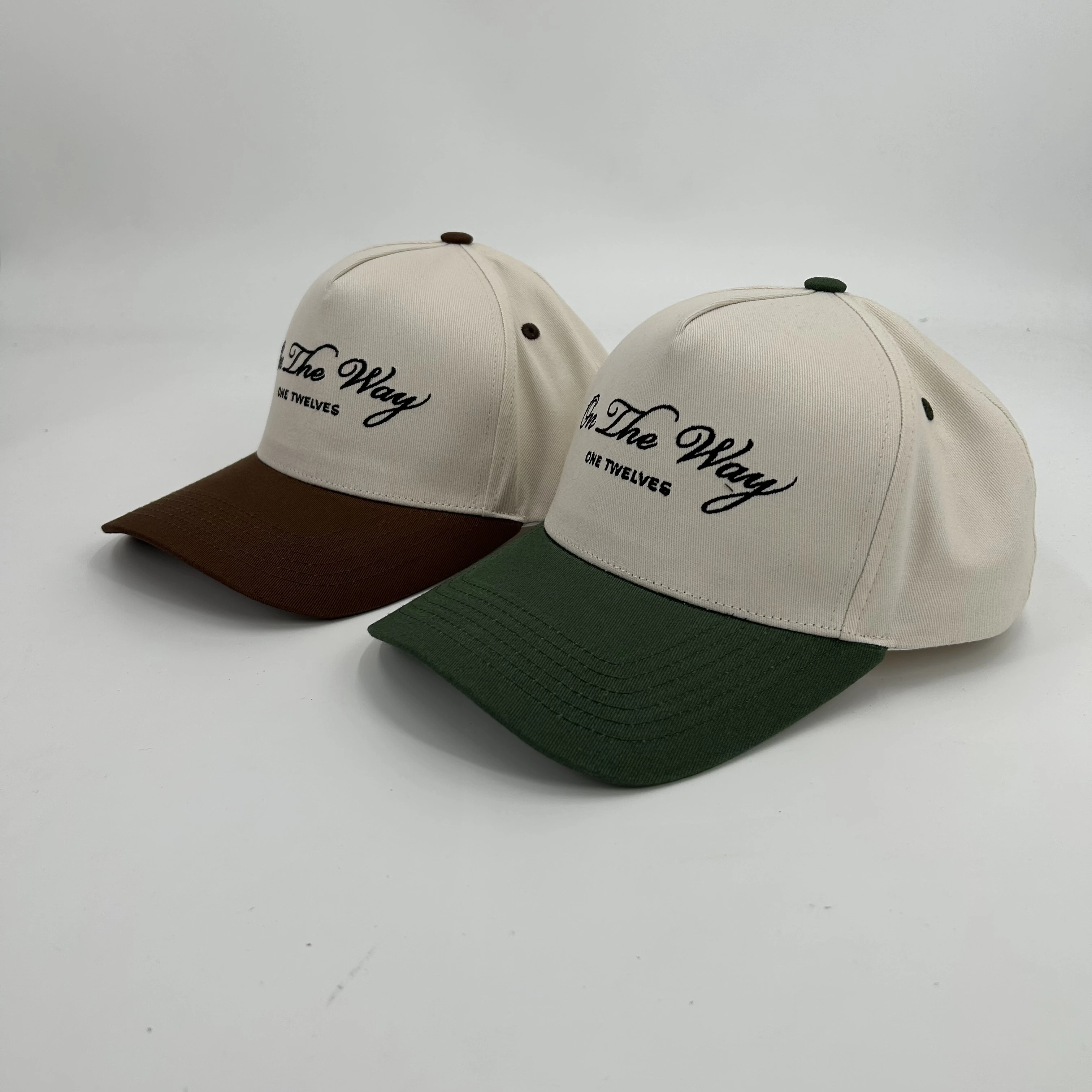 Factory Low Profit Mega Two-Tone Cap Pigment Dyed Cotton Twill Hat ...