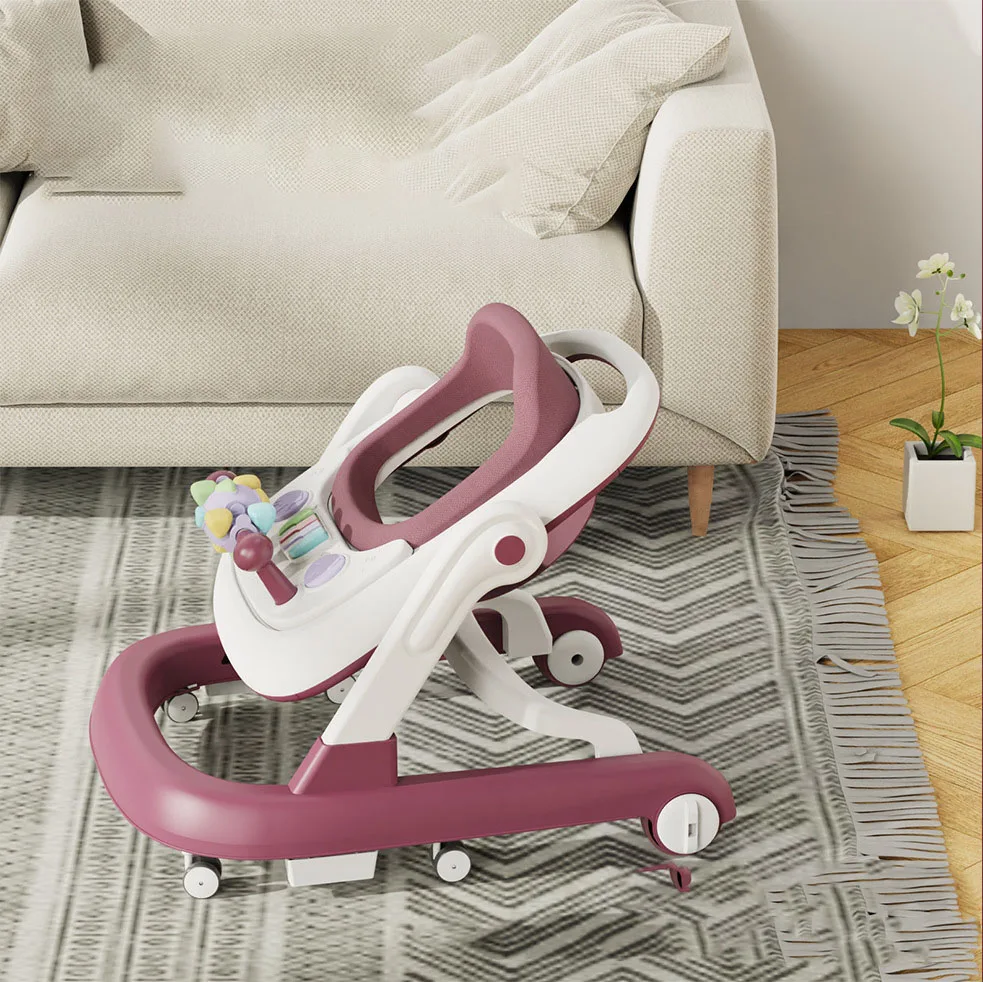 Kids Learn To Walk Cartoon Walking Toy Chair Musical Baby Walker With ...
