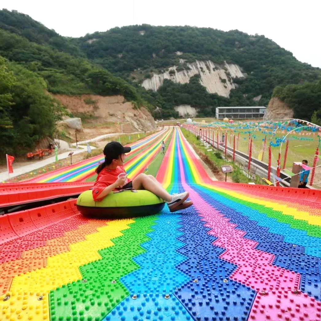 Rainbow Dry Slide Kids - Fun and Safety in Every Slide
