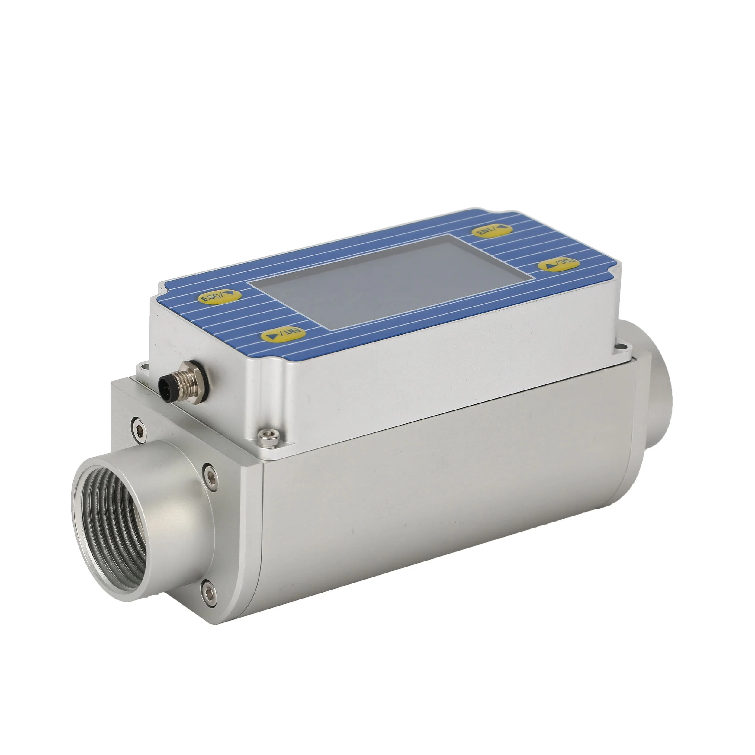 Miniature Oxygen Compressed air Nitrogen Flow Meter , 4-20mA /rs485 Output Gas Mass Flow Meter ...