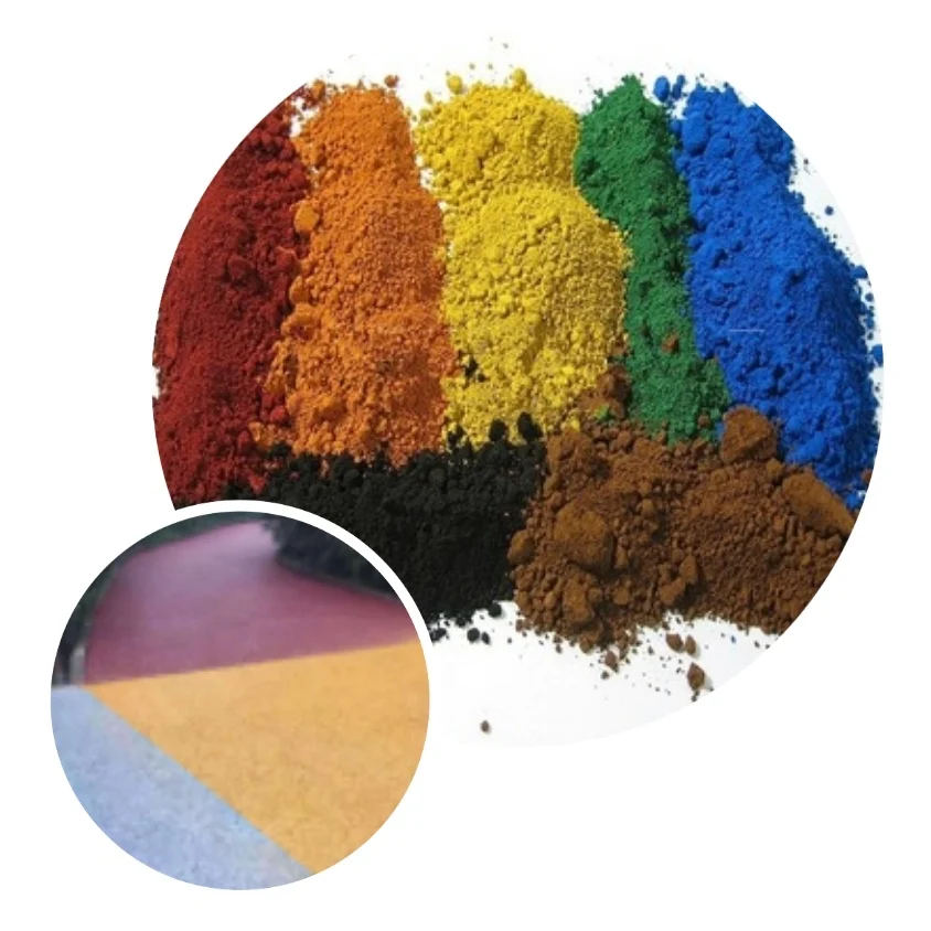 Iron Oxide Pigment For Concrete Pavement Colored Asphalt Powder Floor ...