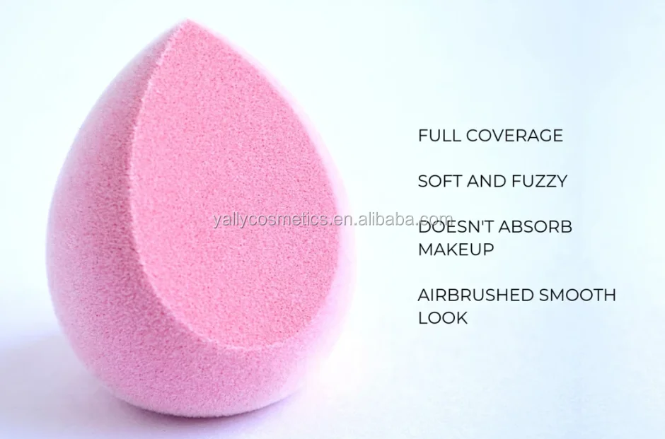 New Arrivals Pink Cosmetics Puff Soft Microfiber Makeup Sponge For Dry ...