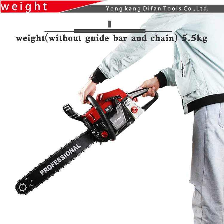 Petrol Chain Saw Wood Cutting Machine Hot Selling 20in Petrol / Gas 0. ...