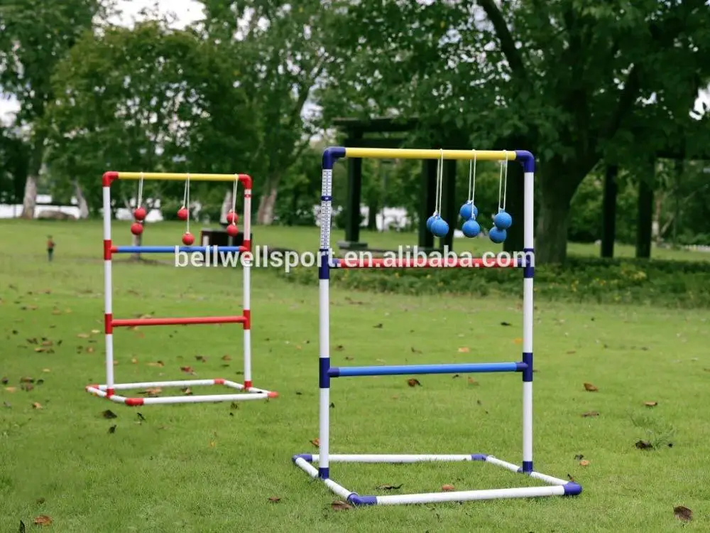 Ladder Ball Golf,Ladder Toss Outdoor Game Set With 6 Bolo Balls,Travel ...