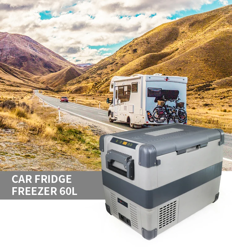 60 Litre Portable Refrigerator Compressor 12v Marine Freezer Mini Car ...