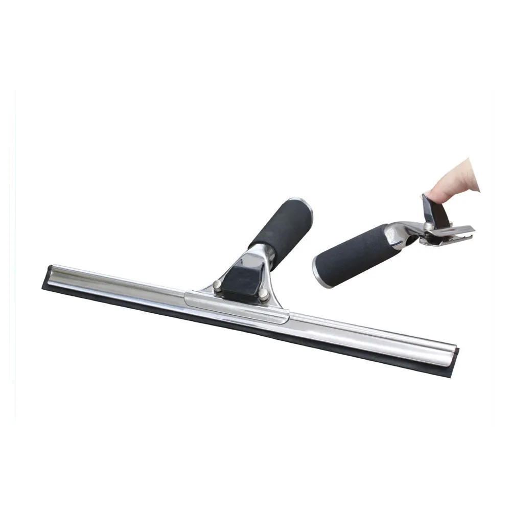 New Design Professional Stainless Steel Window Cleaning Rubber Squeegee ...