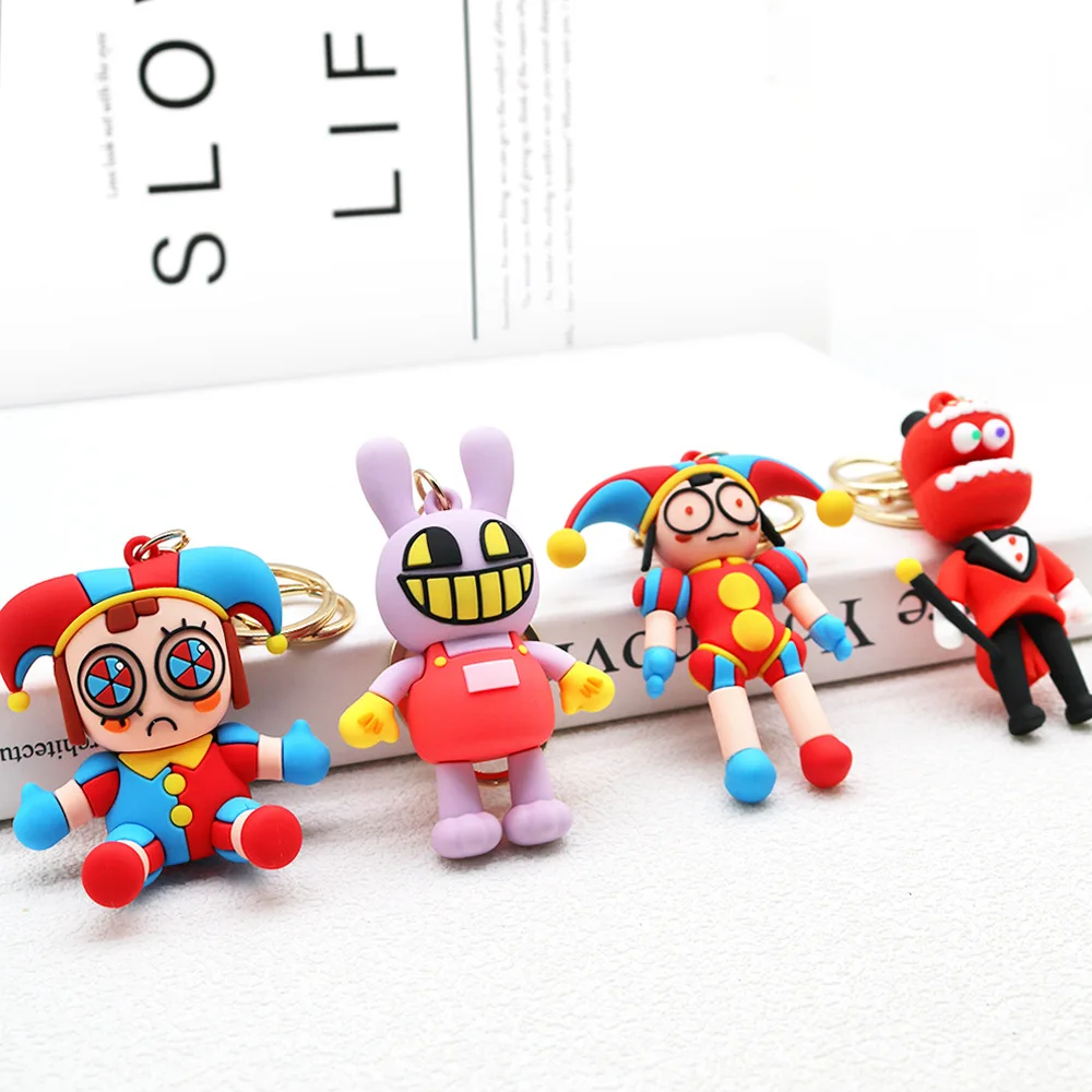 Cartoon Circus Keychain - Fun Gift for Kids & Promotion