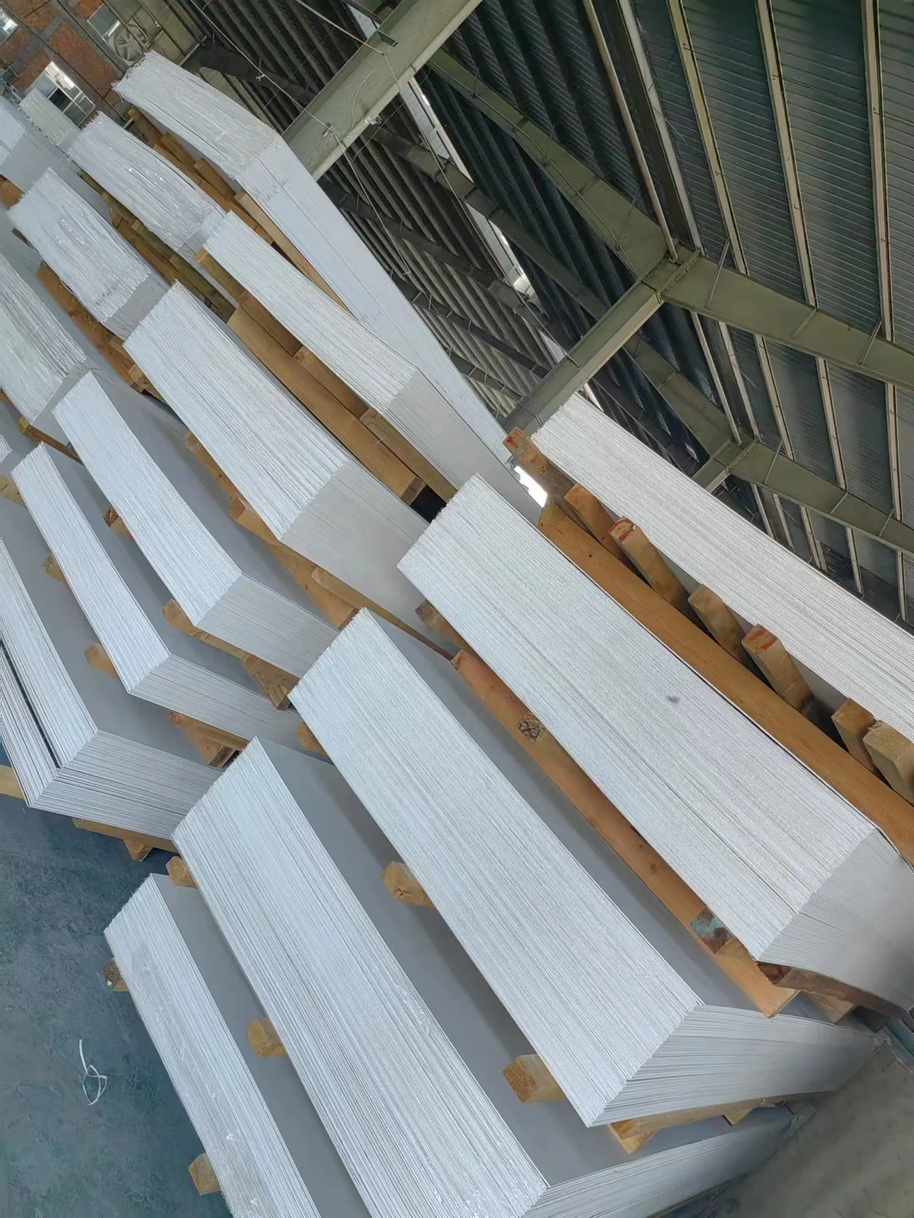 White Stripe Pvc Marble Sheet Dirt-proof Easy Clean Marble Slab Sheet ...